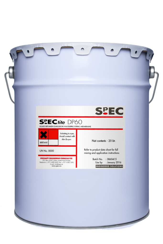 SpECtite DP60 Liquid Bitumen Emulsion Waterproofing Solution